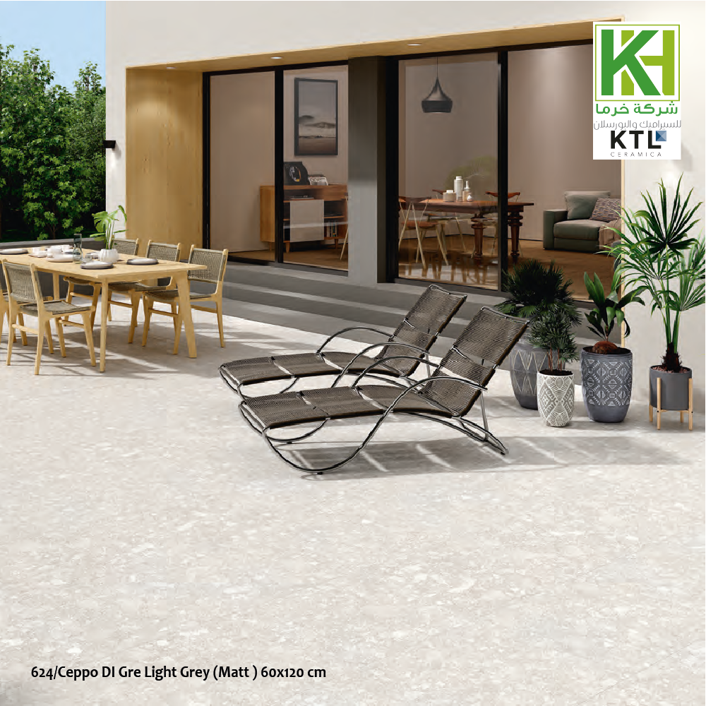 Porcelain tile 120x60 Spanish Ceppo DI Gre Light Grey | Kharma