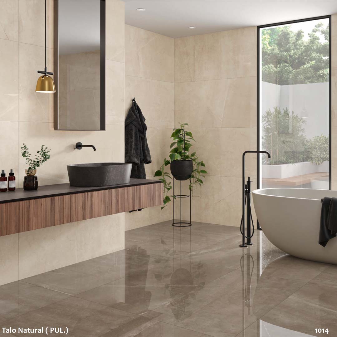 Spanish Polished Porcelain tile 60x120cm Talo Natural ( Pul.)| Kharma store
